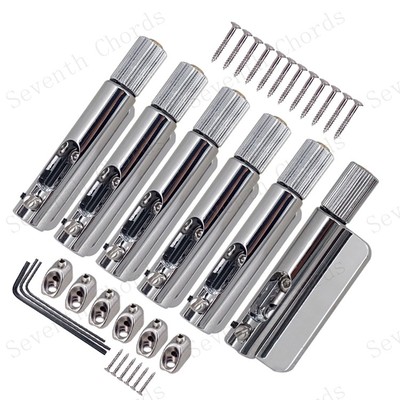 单支分体式分裂式无头吉他琴桥拉弦板弦桥Headless Bridge BG3005