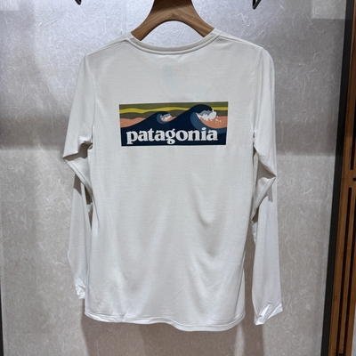 不退换PATAGONIA韩代26春女T恤LS Cap Cool Daily 45465R5 6B09