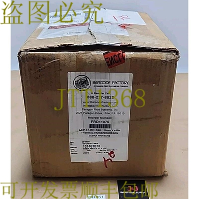 原装供应新 [24] 条码 FRD11075 热位移带 110 毫米 450 米 +