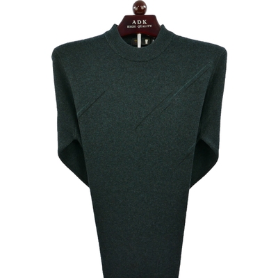 金兔爸爸装男士纯羊毛半高领毛衣