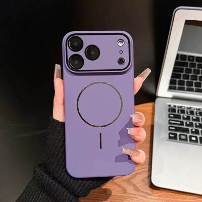 带镜头膜适用苹果17手机壳新款iphone16promax全包防摔套15PIus磁吸air高级感男女14-11超薄纯色简约硬壳