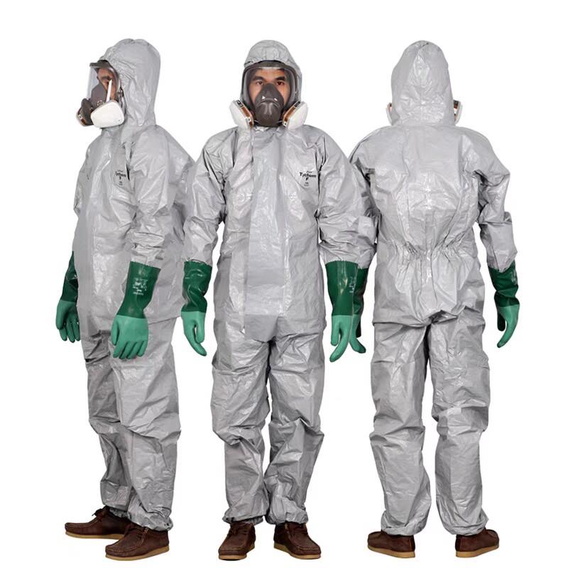杜邦F级防化服Tychem6000 防酸碱防有机溶剂防静电工业连体防化服