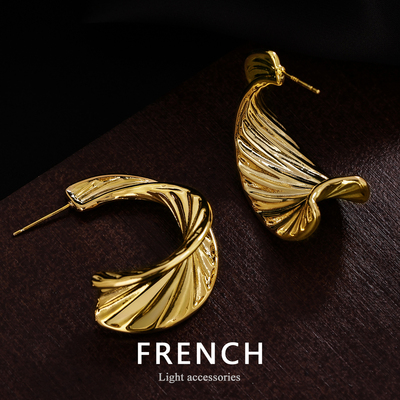 FRENCH【轻度定制】银针耳环女