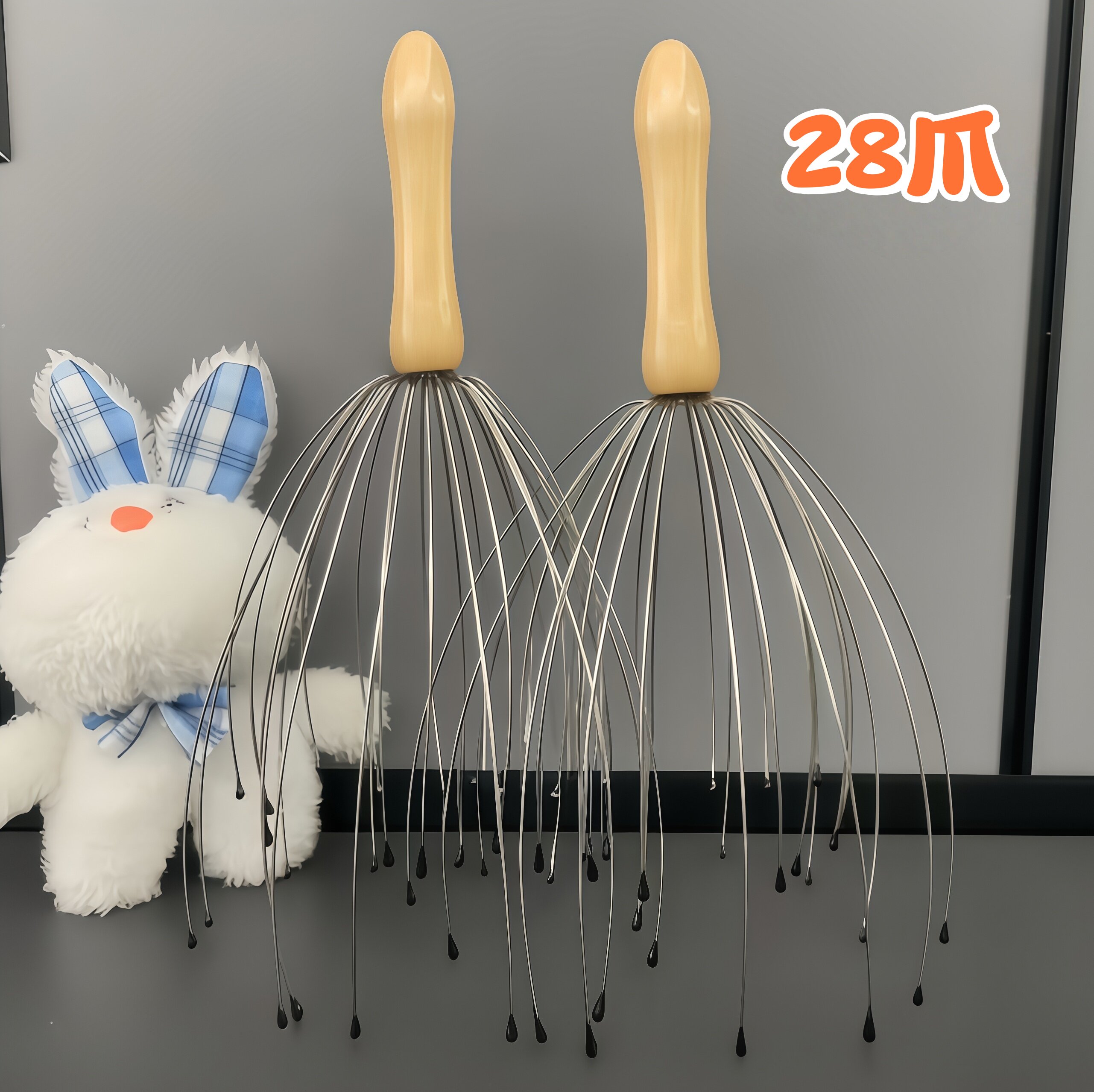 八爪鱼头部按摩爪灵魂提取神器抓头皮器头疗按头挠头抓头五爪28爪