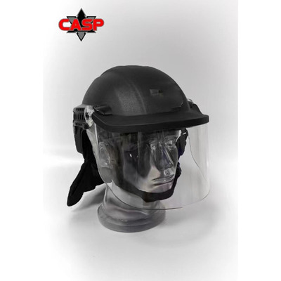 CASPA型盔防割阻燃皮革护颈脖挡