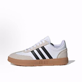 adidas GRADAS 低帮 板鞋 男女同款 白棕色