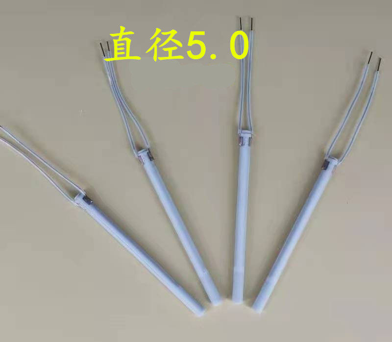 牙线机烫线发热棒 直径5.0干烧氧化铝陶瓷发热棒 陶瓷发热芯