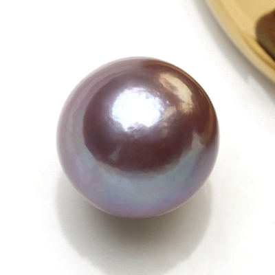 天然淡水珍珠彩虹糖果炫彩妖紫