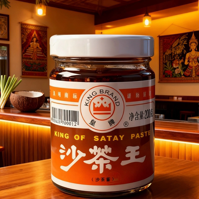 潮汕特产正宗皇牌沙茶酱沙爹酱厦门沙茶王沙茶面商用火锅蘸酱牛肉