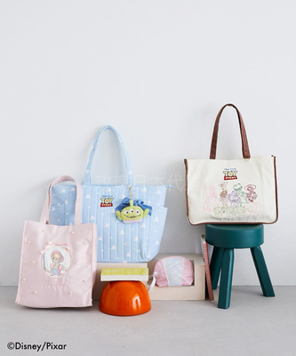 玫瑰日代现货Maison de fleur玩具总动员联名款刺绣单肩包托特包