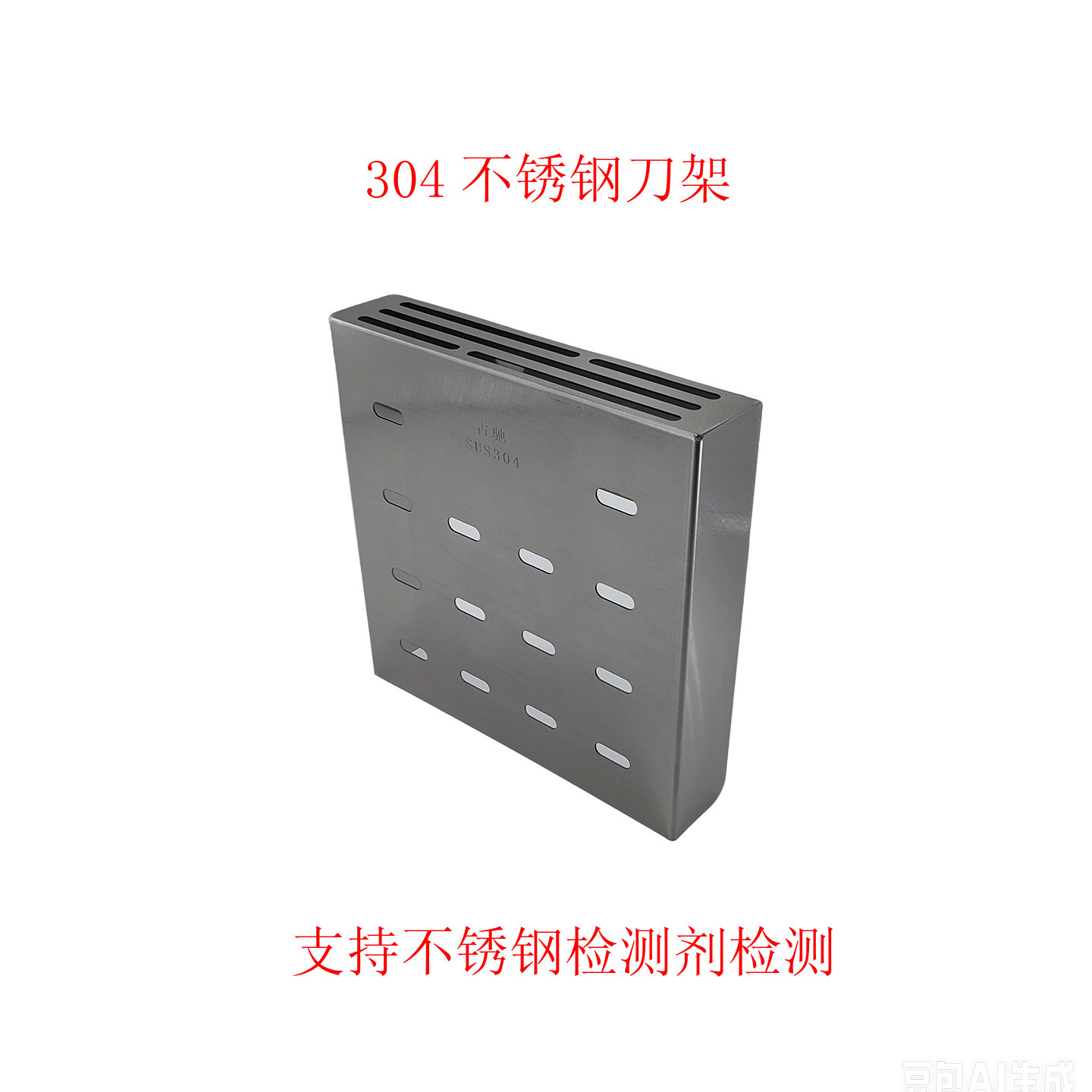家用304不锈钢壁挂式置物架上墙刀厨房免打孔刀架刀具菜刀收纳架