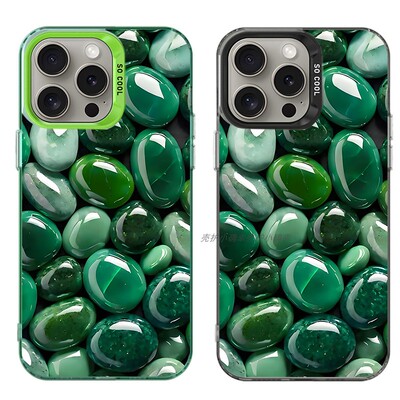 大孔彩银壳适用苹果个性潮流