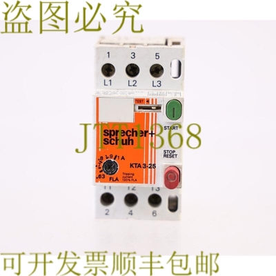 原装供应SPRECHER + SCHUH KTA3-25 KTA325 银色