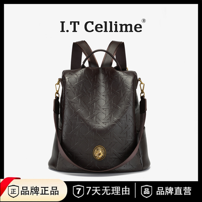 意大利莫卡托轻奢大容量双肩包