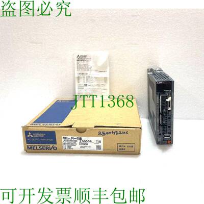 原装供应三菱 MR-J4-40B MELSERVO AC 从动放大器, 400W AC 200-2