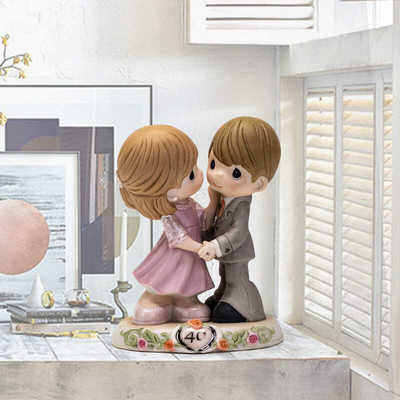 送新人情侣摆件PreciousMoments