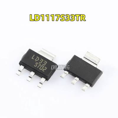全新原装 LD1117S33TR 印LD33 贴片电压调节器三极管 SOT-223现货