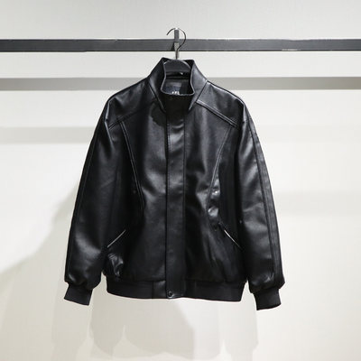 太平鸟时尚pu夹克外套