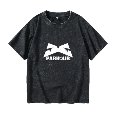 跑酷装备parkour闪电T恤短袖个