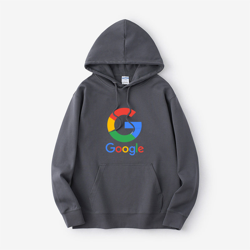 程序员谷歌 Google官方 LOGO卫衣连帽毛圈衣服套头男女上衣宽松_虎窝淘