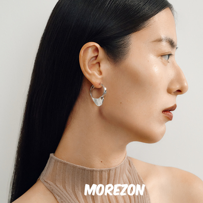MOREZON【herherlin】25SS新款小众欧美潮人简约百搭回响耳环耳饰