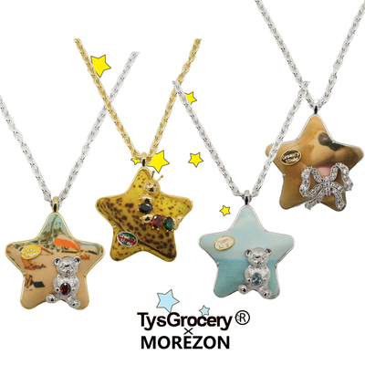 MOREZON【TysGrocery旅行相框系列】26春夏新款潮人五角星项链女