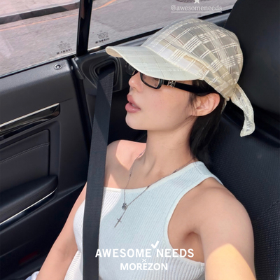 MOREZON【AWESOME NEEDS SCARF CAP】26春夏新款潮人条纹头巾帽子