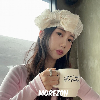 MOREZON【AWESOME NEEDS BOWL BERET_RIBBON】春夏蝴蝶结贝雷帽