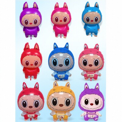 飘空气球卡通拉布布可爱装饰球大号新款摆摊地推儿童玩具氦气不飞