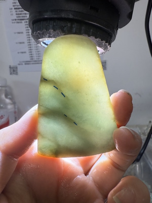 C1665高糯化老油青天然缅甸翡翠A货边角料保真保A假一罚三详情有