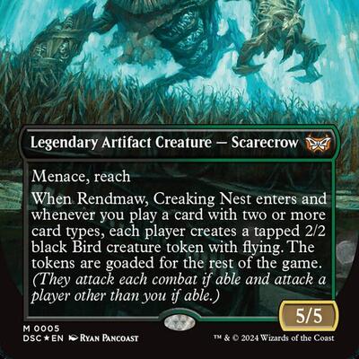 万智牌 嘎响草窝裂口 Rendmaw, Creaking Nest DSC