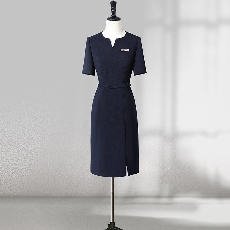 夏季女工作服气质职业洋装2026新品案场酒店前台制服珠宝店工装