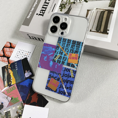 deca joins盘尼西林霓虹花园椅子乐团岛屿心情福禄寿房东的猫专辑封面卡片适用苹果16promax手机壳iPhone透明
