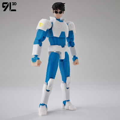 F星马克无 敌少侠可动人偶9L3D打印关节可动手办模型玩具学生礼物