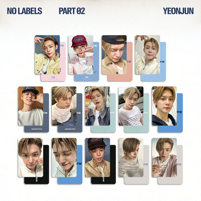 崔然竣SOLO专辑小卡NO LABELS PART 02特典卡明信片收藏自印周边