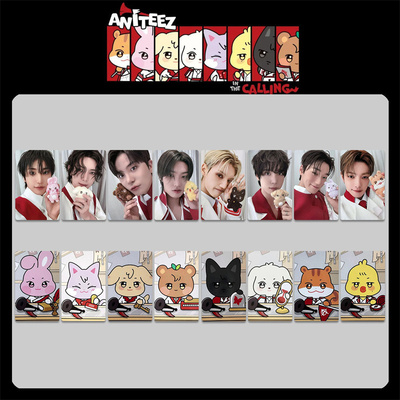ATEEZ周边自制Aniteez In The Calling快闪小卡特典卡照片卡 崔伞