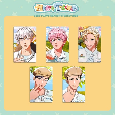 PLAVE 2026台历K4 WVS特典台历卡 雾雾SEASON GREETING自印明信片