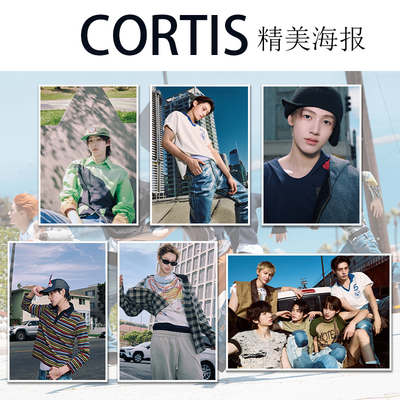 CORTIS海报写真集 专辑周边自制画报不干胶贴纸ins 赵雨凡 马丁