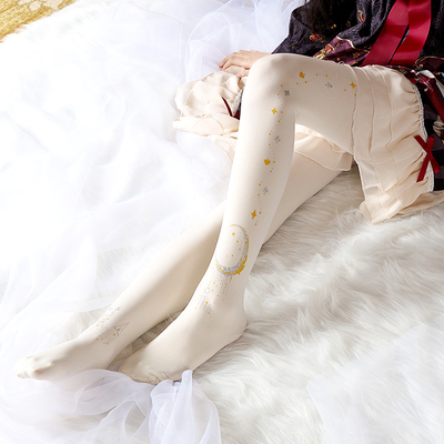 春秋季原创繁星甜美女超薄袜子