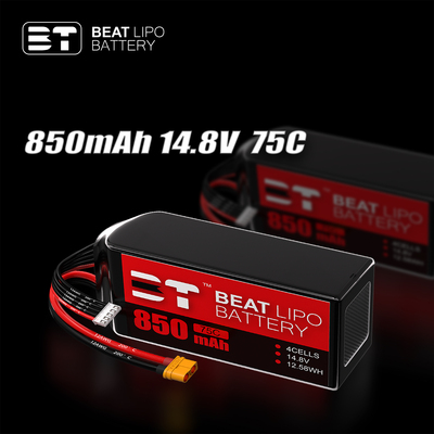 倍特电池850mAh/4S/6S/14.8V/22.2V/75C/FPV穿越机专用电池