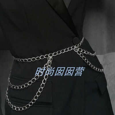 欧美腰链Waist Chains性感双层合金腰链舞台演出拍摄比基尼链条