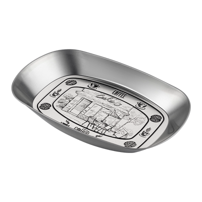 onlycook户外野餐盘子复古马口铁