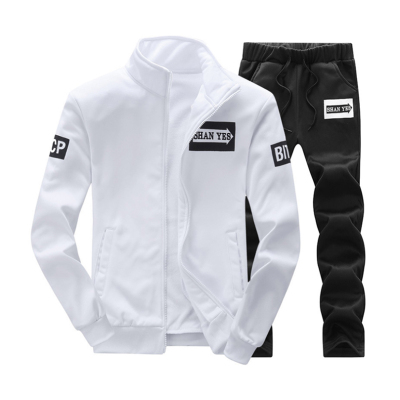 2pcs/set Spring Tracksuit Men Women Sportswear Sweatshirt Su