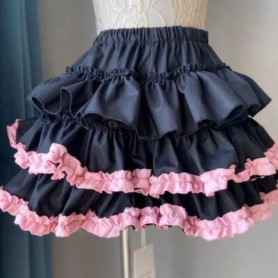 Vintage Slim Y2k Gothic  Skirt Women Korean Fashion Leopard