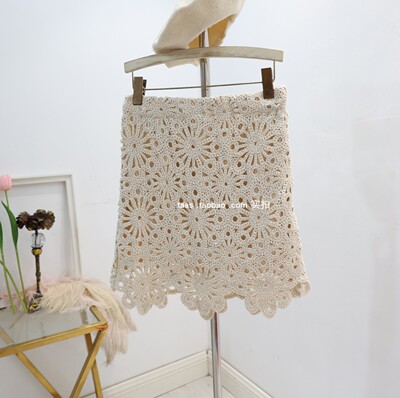 法式轻奢蕾丝闪闪高级定制半身裙