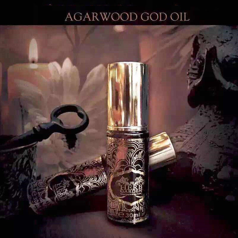 泰国直邮herb garden AGARWOOD GOD OIL沉香按摩精油护肤30ML包邮_虎窝淘