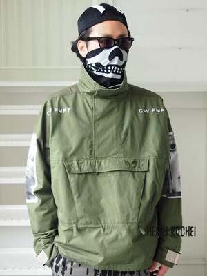 自主自产x CAVEMPT C.E 中古绝迹icon迷幻机能冲锋衣男女夹克外套