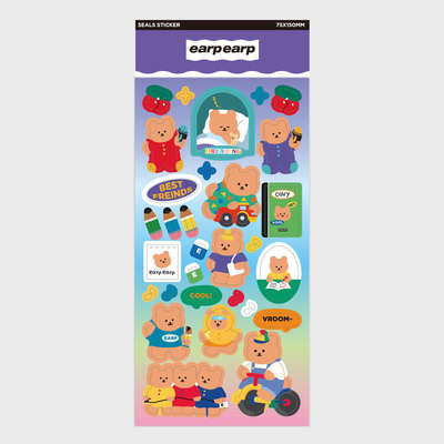 卡通梦想小熊韩系ins风EARP EARP装饰贴纸日记伴侣Dreaming covy