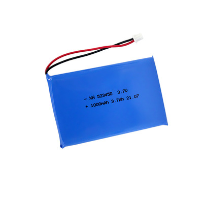 523450聚合物电池3.7V电池数码电子蓝牙音箱美容补水仪电池