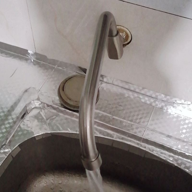 酒店厨房灶台专用水龙头USU304不锈钢旋转摇摆饭店厨师商用半自动